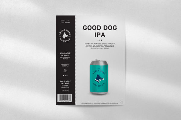 Good Dog IPA - Great Dane Pub & Brewing Co.